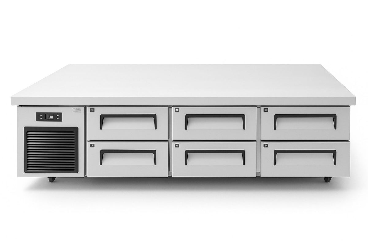 1.2M Undercounter Drawer Chiller (Low Chiller) – Superior Kitchen Equipment