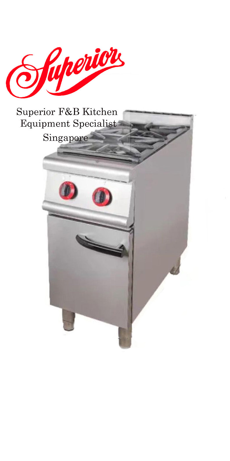 2 Ring Standing Gas Stove – Superior Kitchen Equipment