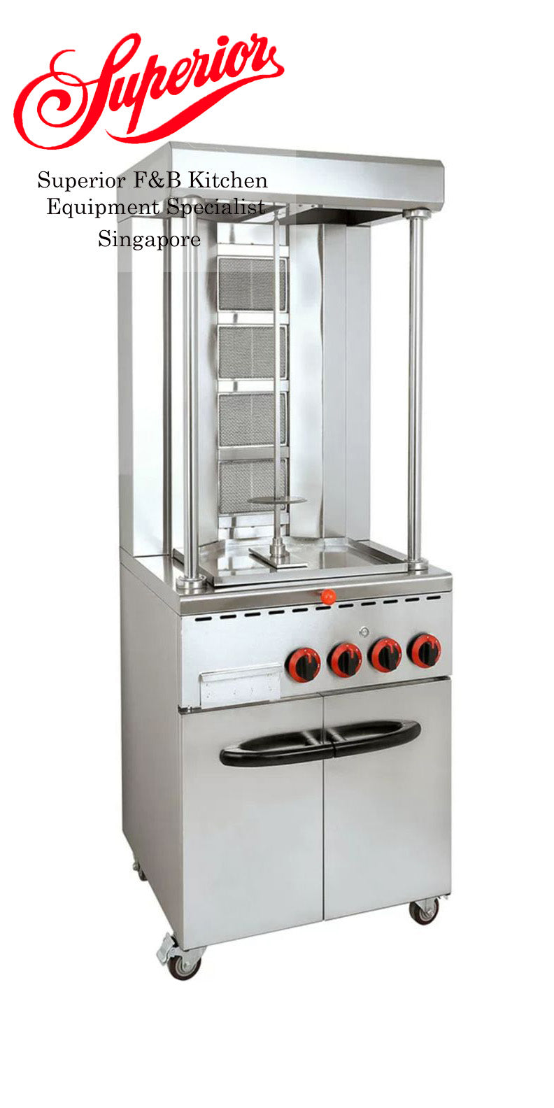 Standing Gas Kebab Machine – Superior Kitchen Equipment