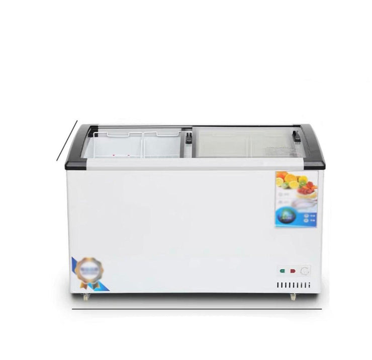 318L Sliding Glass Chest Freezer – Superior Kitchen Equipment