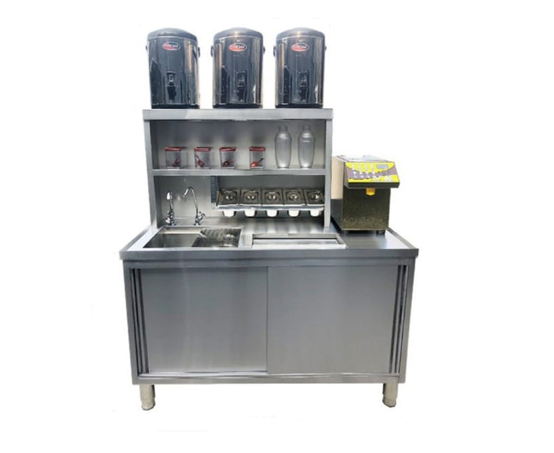 Stainless Steel Bubble Tea Counter – Superior Kitchen Equipment