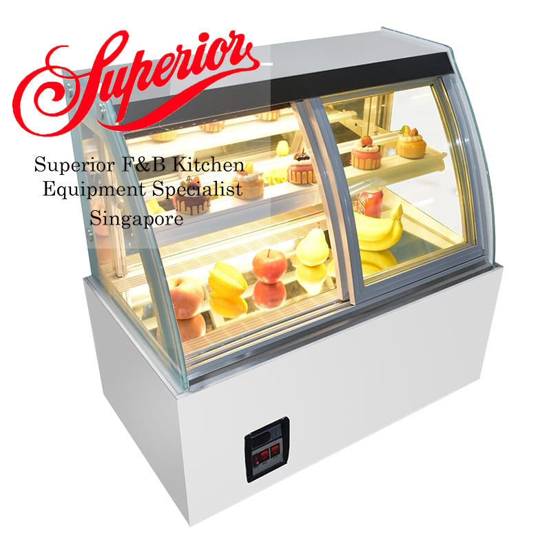 Table Top Cake Chiller Sliding Door Display – Superior Kitchen Equipment
