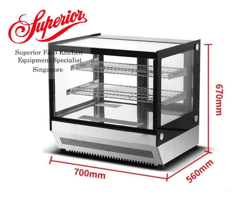 Table Top Cake Display Chiller 70cm – Superior Kitchen Equipment