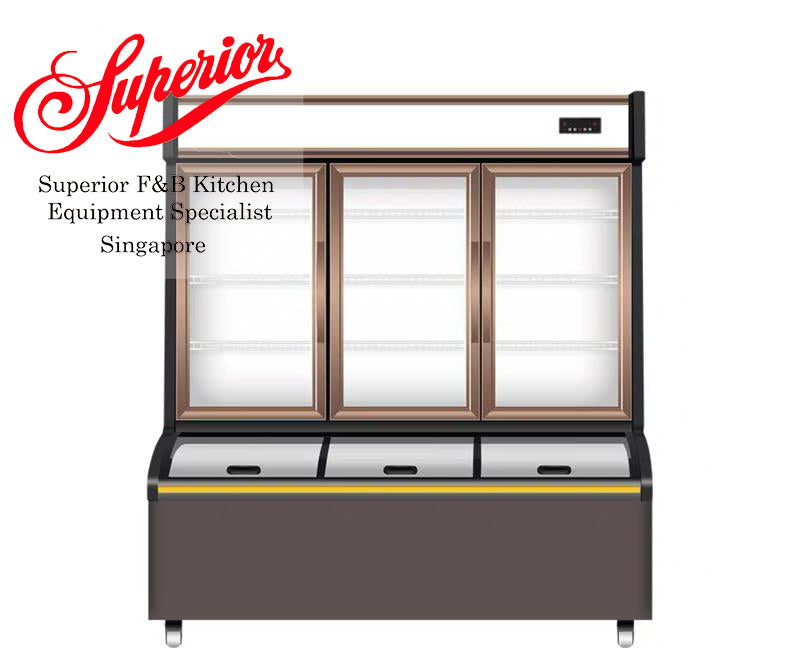 3 Door Mini Mart Fridge – Superior Kitchen Equipment